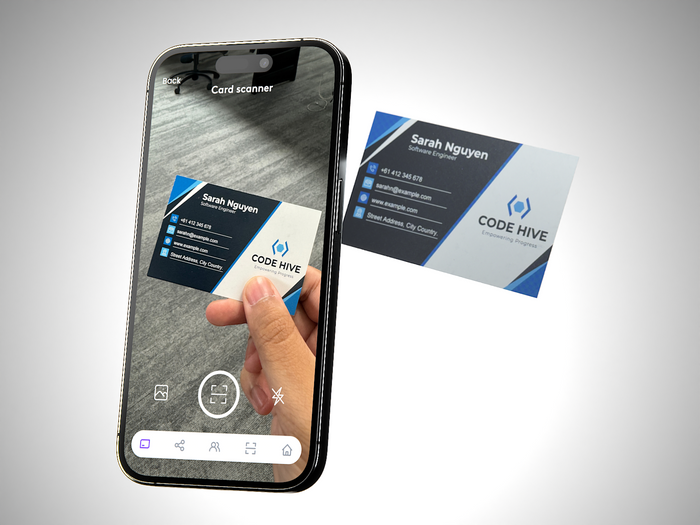 Feature Release: AI Business Card Scanner | Tapt