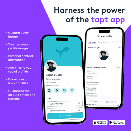 Tapt Profile | Elevate Your Online Presence | Tapt