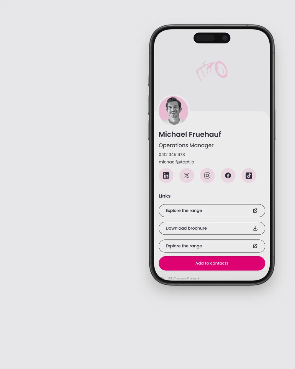 Contactless Digital Business Card | Virtual NFC Cards | Tapt